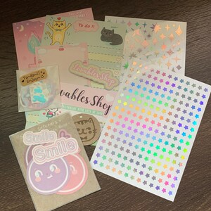 Cross Vinyl Sticker Sheet | Etsy