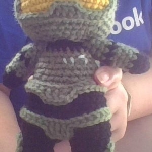Master Chief Crochet Pattern Video Game Inspired PDF File - Etsy