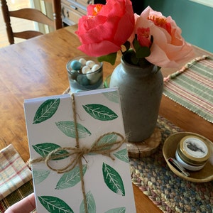 Crowded Table Linocut Art Print - Etsy