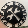 Personalized Fathers Day Sign for Dad, Papas Work Shop Metal Sign ...