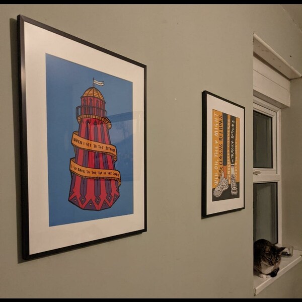 It'll B' Reyt Gold Foil A3 Print Yorkshire Wall Art Home Decor ...