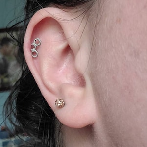 Angel Wings Piercing single Mix Marquise Cz Piercing 925 | Etsy