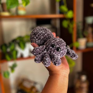 No Sew Spider Crochet Pattern, Spider Amigurumi Pattern, Crochet ...