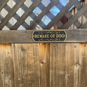 Beware of Dog, Sign, Cast Iron, Dog Sign, 10 Wide, 3 Tall, Beware of ...
