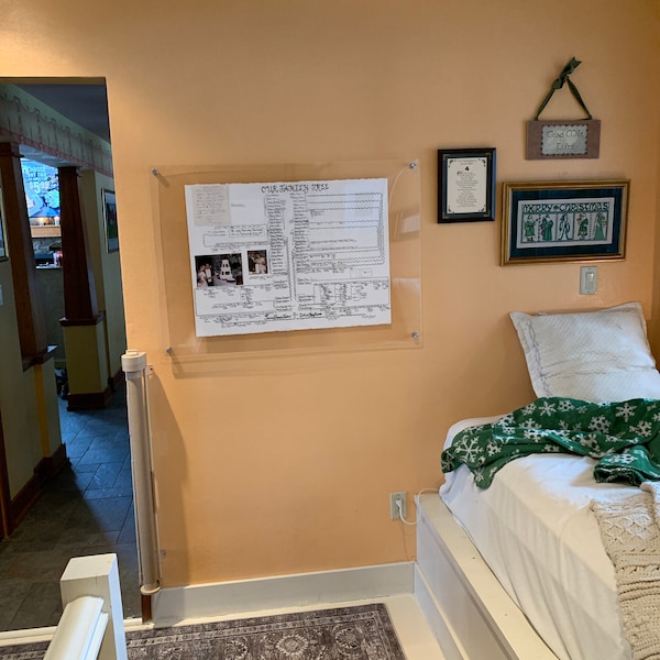 Double Panel Acrylic Floating Frames, Choose Your Custom Size (stand ...