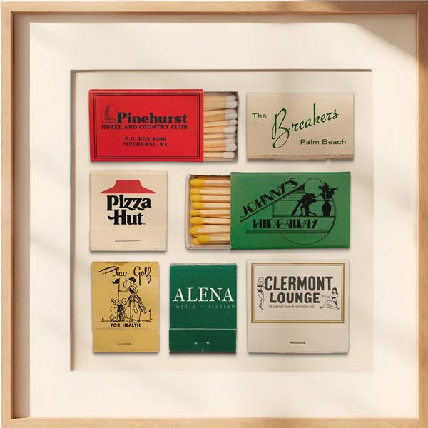 CUSTOM MATCHBOOK ART | Personalized Digital Matchbox Gift | Large ...
