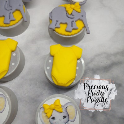 Yellow Girl Elephant Clip Art, Watercolor Very Cute Little Peanut ...