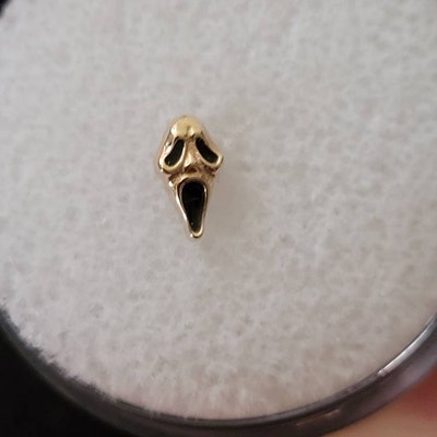 14K Solid Yellow, Rose, White Gold Gift Bow Piercing, Body Jewelry, 25g ...