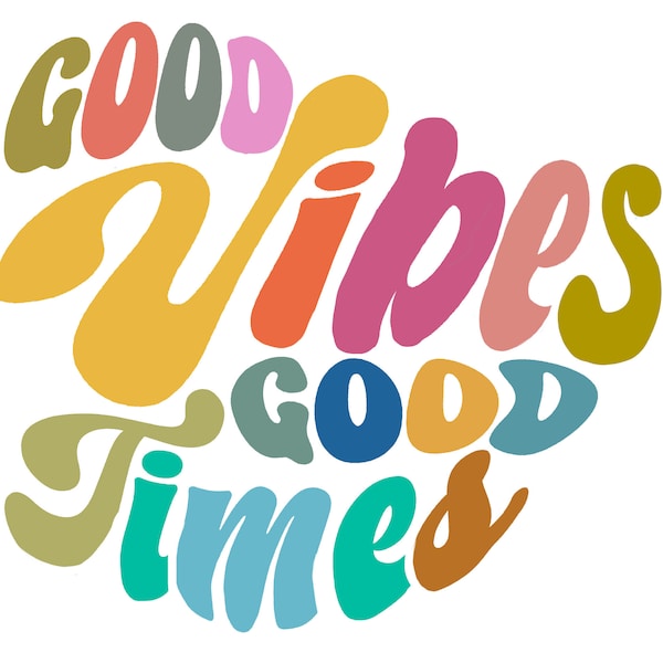 Retro Groovy Font Bundle | OTF, TTF, Svg, Dxf Fonts Retro Bundles ...