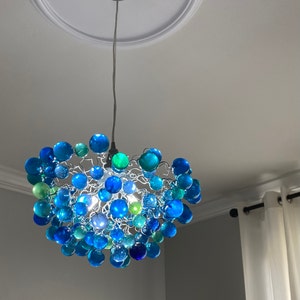 Lighting Bubbles Hanging Chandelier With Clear Transparent | Etsy