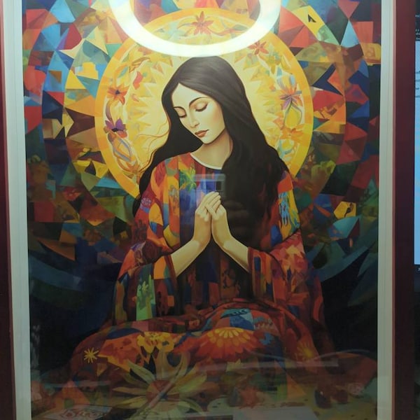 Mary Magdalene Modern Christian Art, Eclectic Catholic Home Decor ...