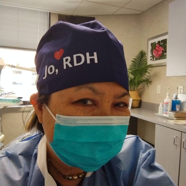 Animal-themed Vet Tech Scrub Hat | Paw Print Surgical Cap | Veterinary ...