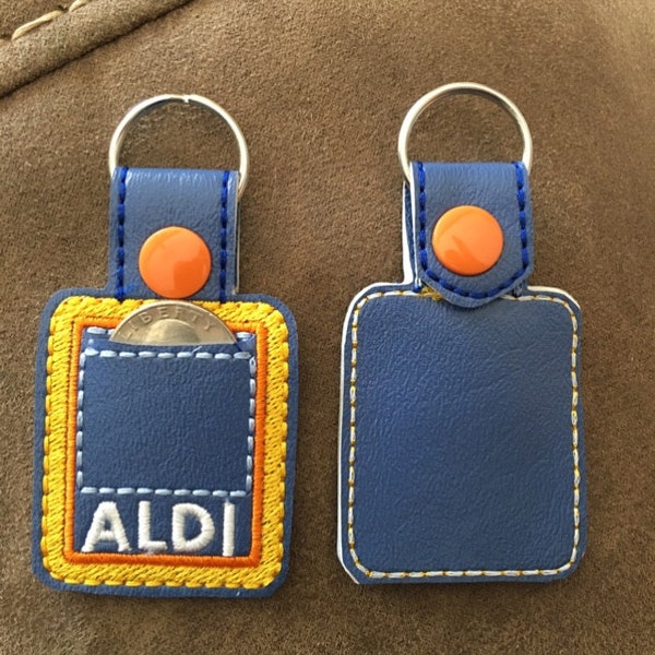 Aldi - Key Fob - Aldi Quarter Keeper - Etsy