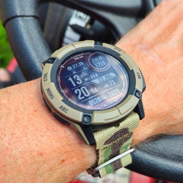 T-11 O-rig Watch Strap Army Green/red, Parachute Style Military Webbing ...