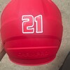 Custom 1 1/2 Inch Individual Helmet Numbers Dye Cut for Each Player ...