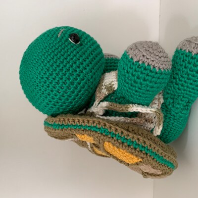 Turtle Toy Pattern, Turtle Tutorial, Mosaic Turtle, Cute Crochet Turtle ...