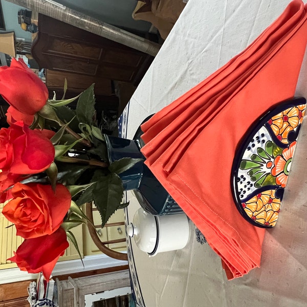 Talavera Napkin Holder Ceramic Multicolored Cobalt Blue Orange,green ...