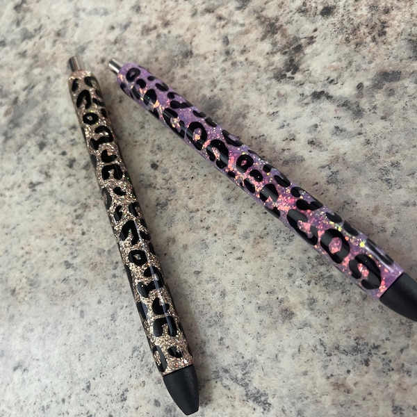 Halloween Spooky Glitter Pen, Custom Epoxy Glitter Pen, Custom Gel Pen ...