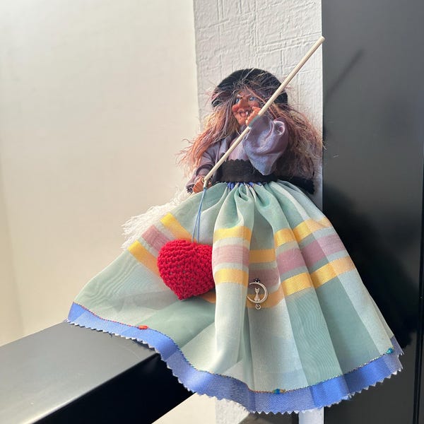Good Luck Spirit Doll Poppet Protection Voodoo Talisman Vintage OOAK ...