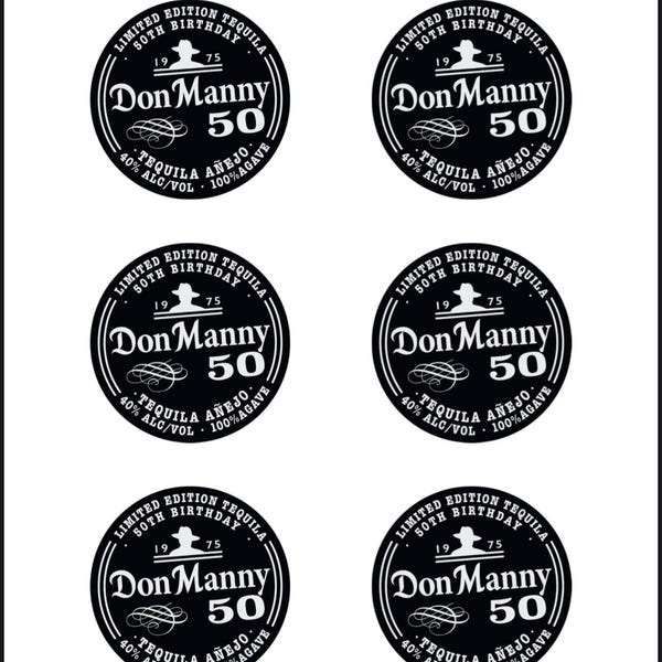 Custom Patron Label 750 Ml, Tequila Label, Printable Personalized Gift ...