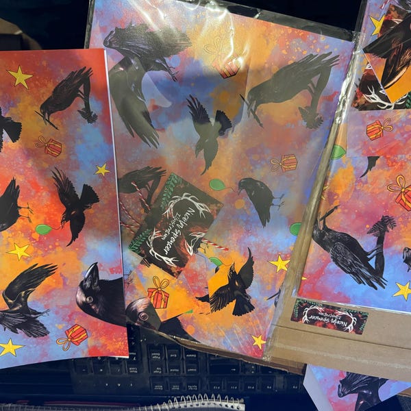 Skeletal Hare - A5 Horror Illustration Gothic Art Print - Animal ...