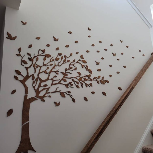 Tree Wood Wall Decor, Tree of Life, Large Tree Wall Art, Oak Tree Wall ...