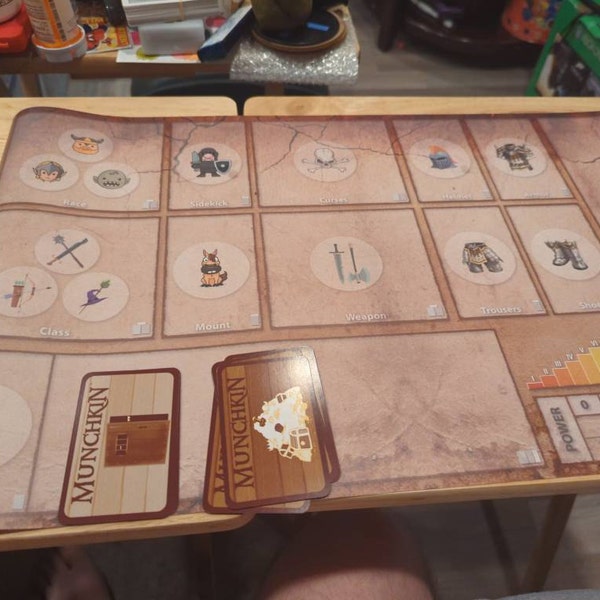Munchkin Four Gameboard Game Board Mat New Unique CCG Card LCG Playmat 4x Pieces - Etsy