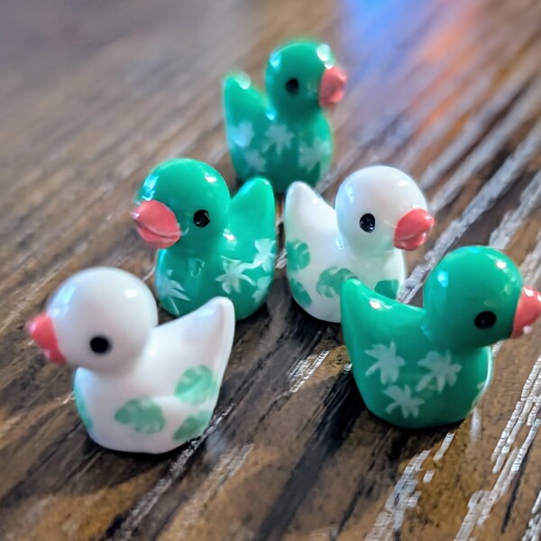 Mini Duck in Jeep, Mini Resin Ducks, Duck in Truck, Fairy Garden ...