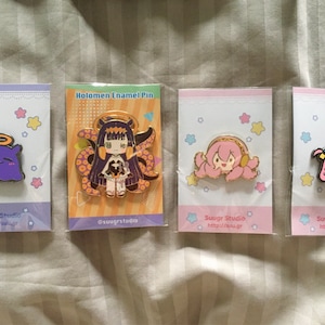 Hololive Vtuber Tako Ina Ninomae Ina'nis Takodachi Enamel Pin, Fan ...