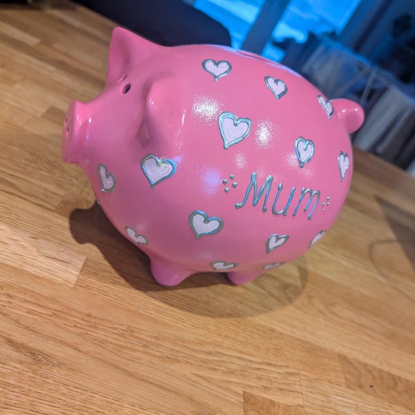 Piggery Pottery Handmade Ceramic Personalised Star-sign Birth Baby ...