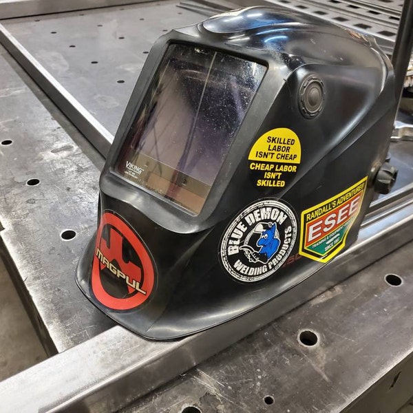 SKILLED LABOR Isnt Cheap Funny Hard Hat Sticker | Vinyl Safety Helmet ...