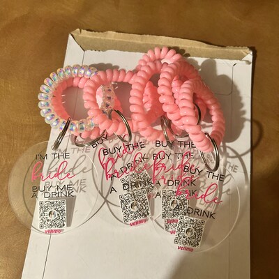 Venmo QR Code Bachelorette Venmo Sticker Bachelorette Buy the Bride a ...