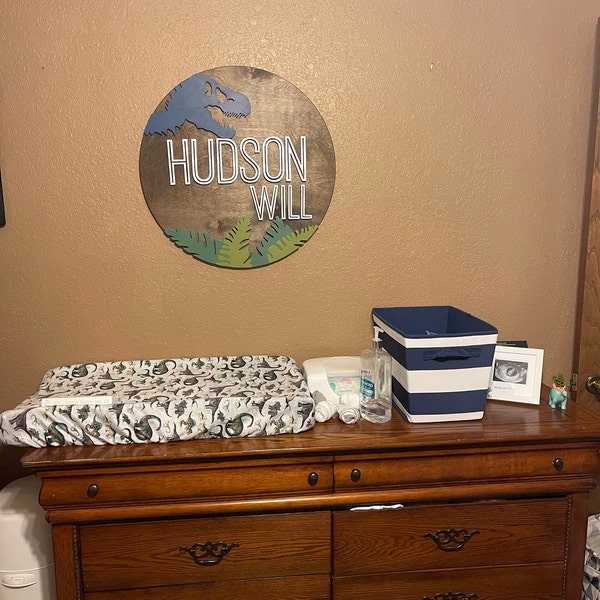 Custom Snowcap Mountains Name Sign Personalized Wood Decor Nursery ...