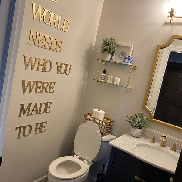 The World Needs Wooden Wall Art, Inspirational Wall Decor - Etsy
