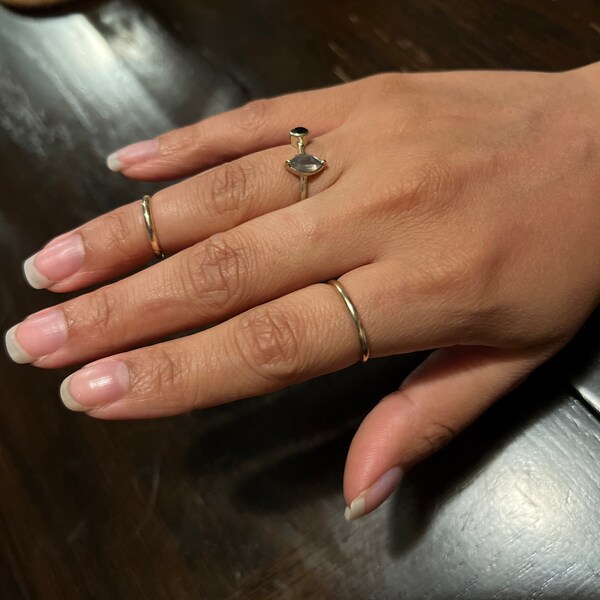 Set of 4 Knuckle Rings, Knuckle Rings, Knuckle Ring Set, Stacking Rings ...