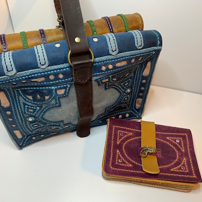 PDF Pattern Leather Book Purse - Etsy