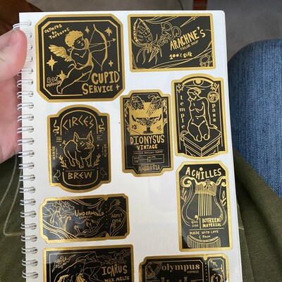 Amphora Sticker Pack Ancient Greece Stickers Ancient Greek Art Greek ...