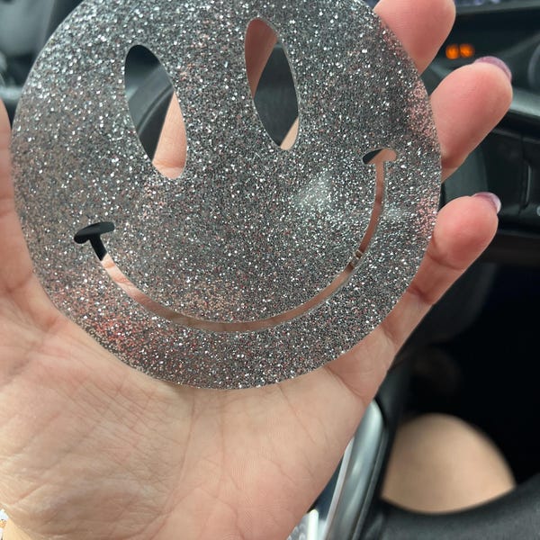 Colorful Smiley Face Style Acrylic Coasters for Home, Table Setting ...