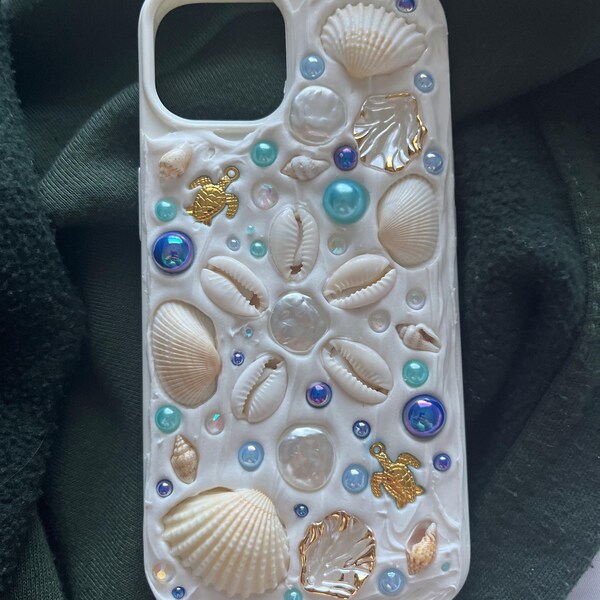3D Seashell Phone Case: Coastal Summer Charms and Shells - Etsy