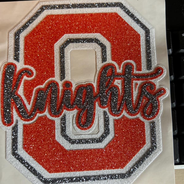 Glitter BIG Varsity Letter Name Stickers & Magnets - Varsity Junior ...
