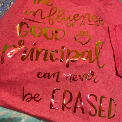 The Influence of a Good Principal Can Never Be Erased, SVG Cut File ...