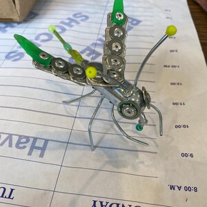 Metal Bug Garden Ornament Small Shiny Bug Insect Recycled - Etsy Canada