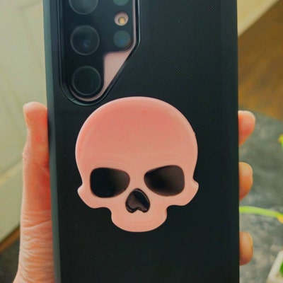 Adorable Handmade Resin Skull Phone Grip , Skull Popsocket , Kawaii ...