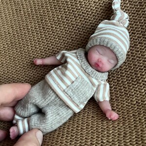 5 Inch Silicone Baby Doll Full Body Akayla Mini Silicone - Etsy
