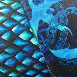 Celtic Blue Fury Dragon Scales in the Beginning Jason - Etsy