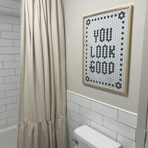 Hello Wall Art | PRINTABLE | Welcome Sign, Bistro Tile, Typography ...