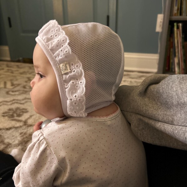 All Mesh Baby Pilot Hat, Giddy Baby Hat, Hat With Ties or Snaps ...