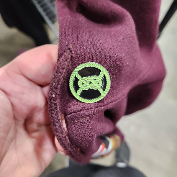 Shibari Enamel Rope Pin - Etsy