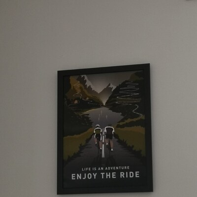 Enjoy the Ride Cycling Art Print - Etsy