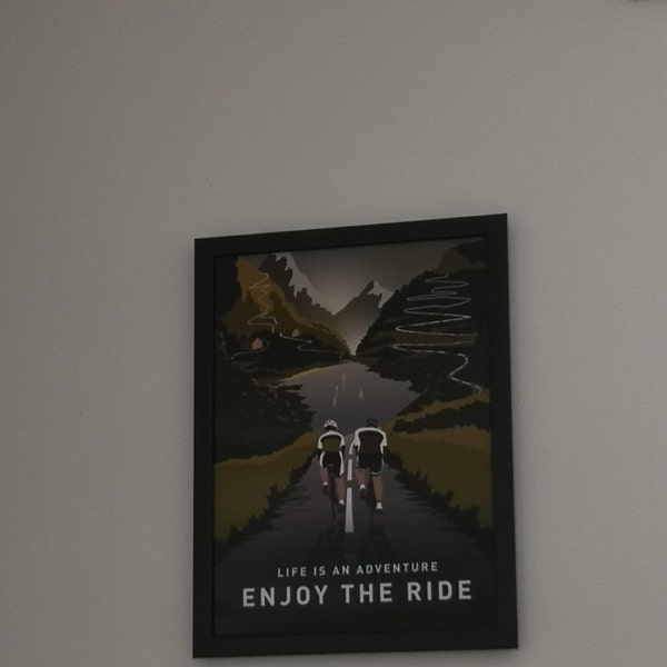 Enjoy the Ride - Cycling Art Print - Etsy